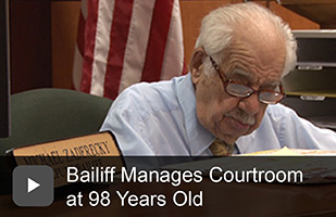Bailiff Manages Courtroom at 98 Years Old