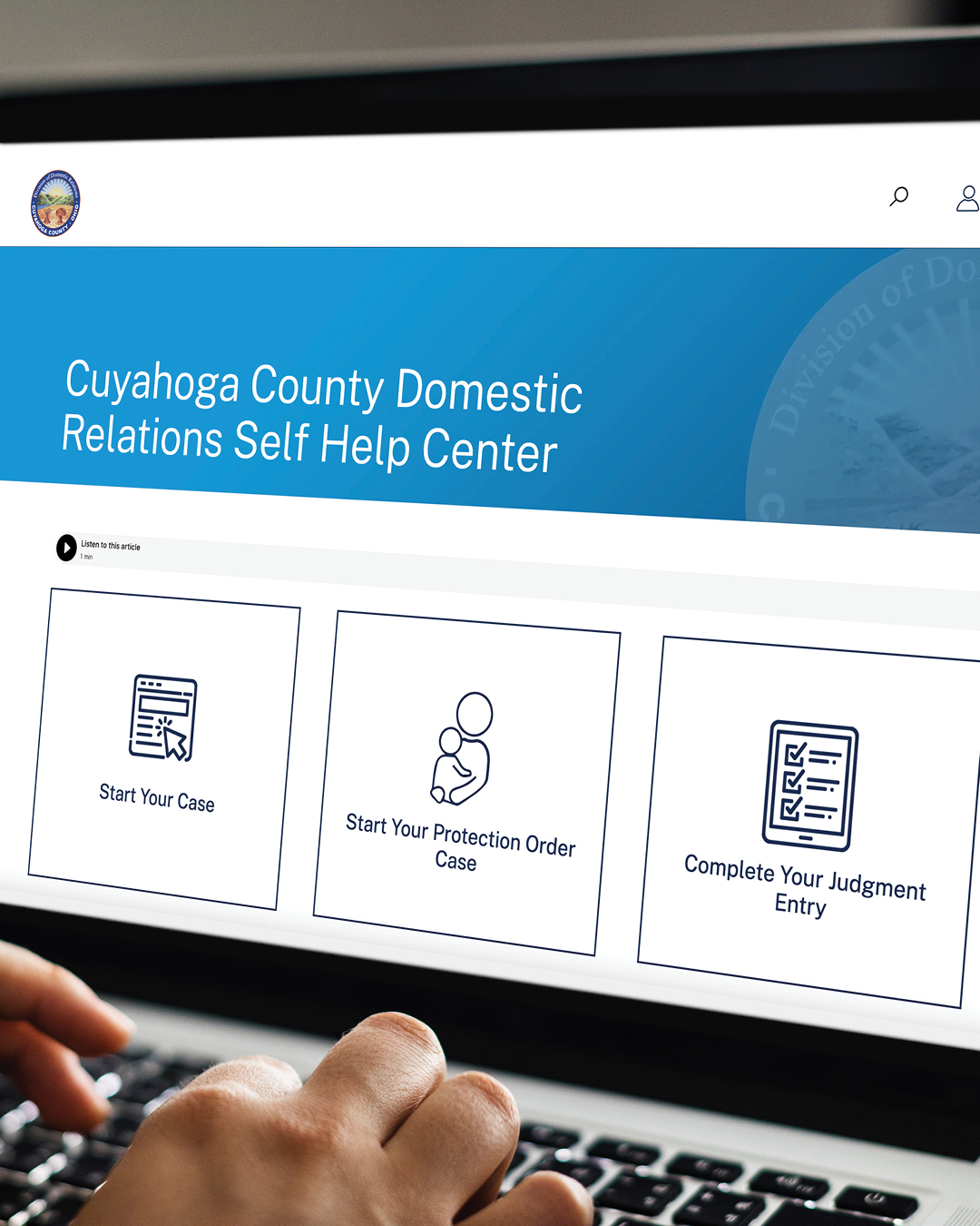 Online Help Center Launches in Cuyahoga County Court